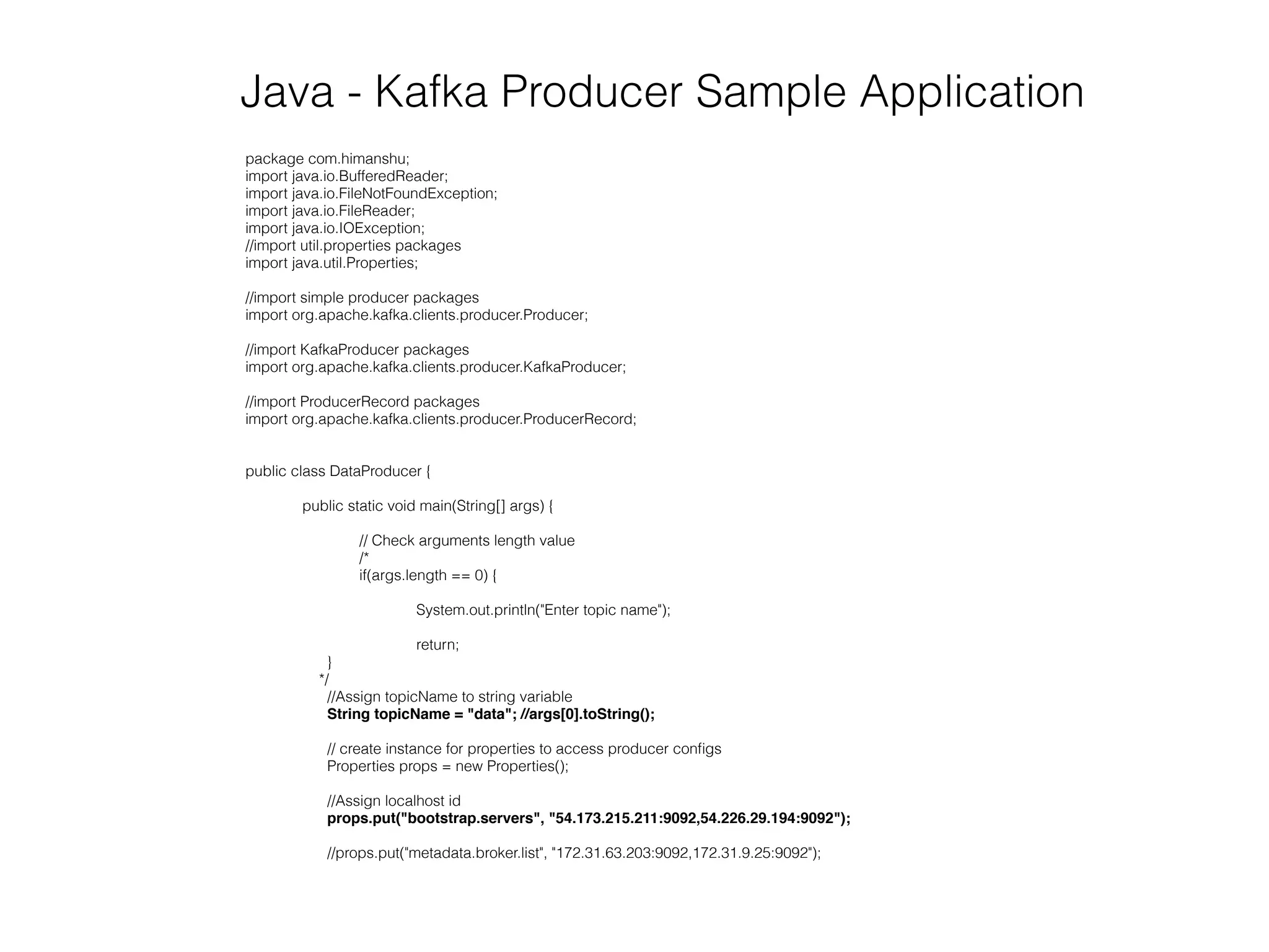 Setup 3 Node Kafka Cluster on AWS - Hands On | PDF