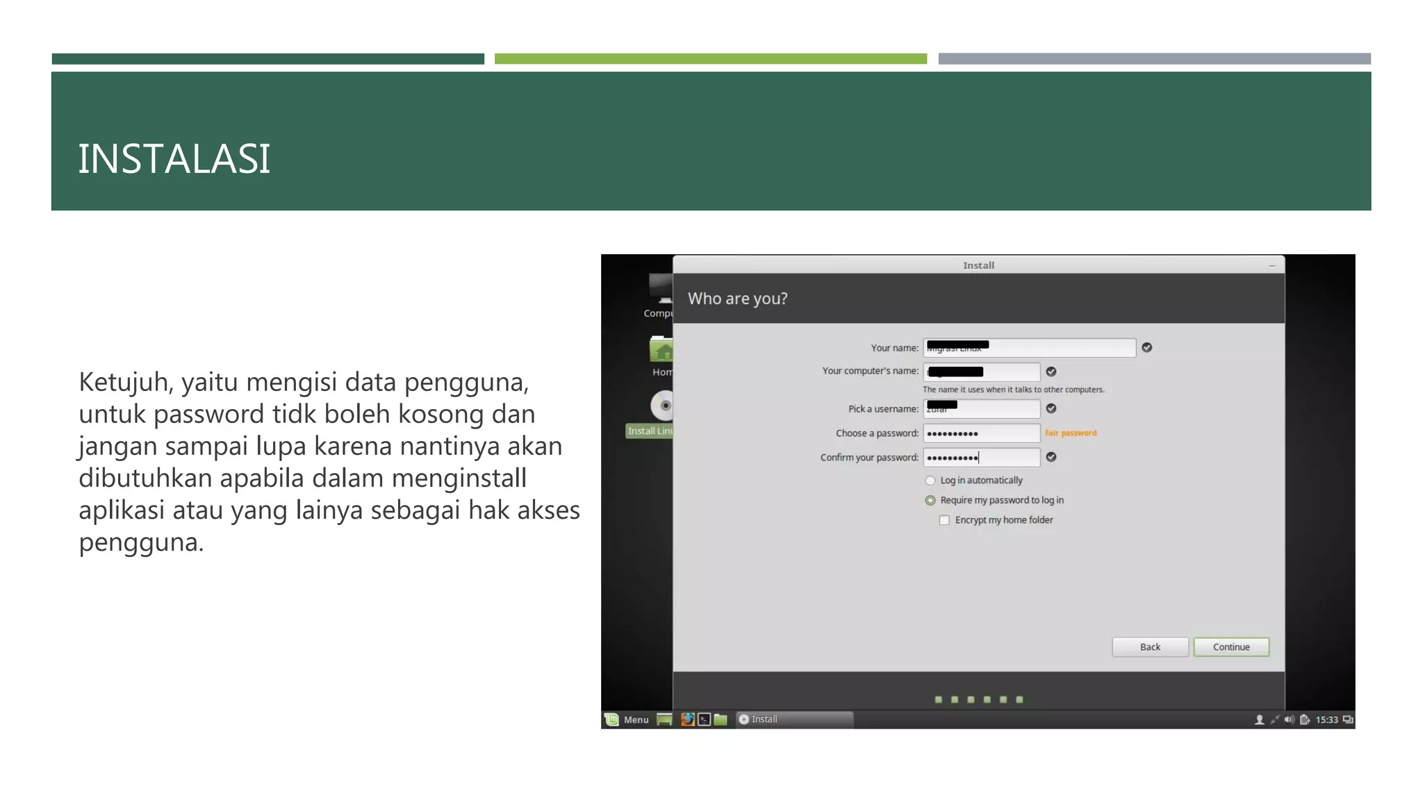 Dualboot linux mint di Windows | PPTX