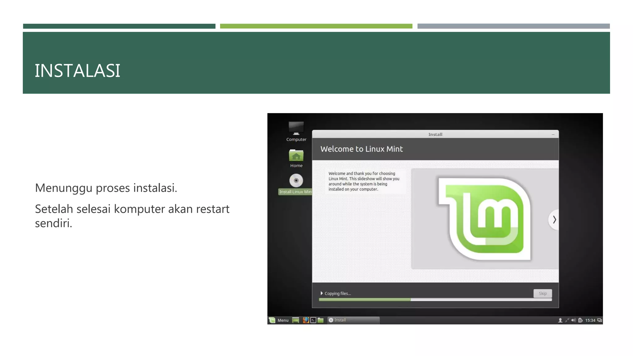 Dualboot linux mint di Windows | PPTX