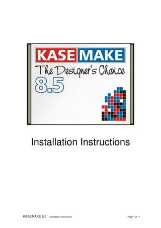 Install manual | PDF