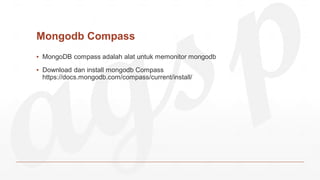 Install mongodb di docker | PPT