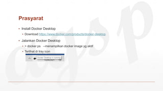 Install mongodb di docker | PPT