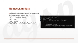Install mongodb di docker | PPT