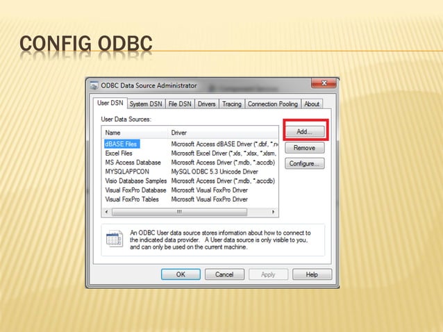 Install mysql connector | PPT