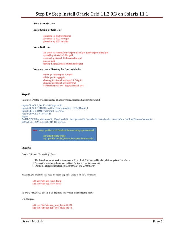 Step By Step To Install Oracle Grid 11203 On Solaris 111 Pdf