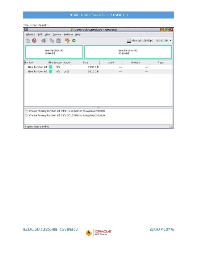 Install Oracle Solaris 112 Using Gui 7567