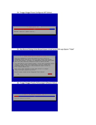 Install os debian dan samba server | DOCX