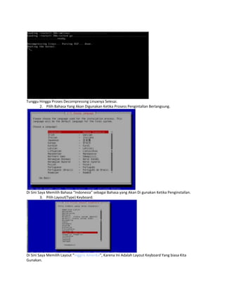 Install os debian dan samba server | DOCX