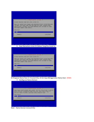 Install os debian dan samba server | DOCX