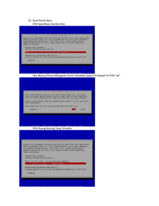 Install os debian dan samba server | DOCX