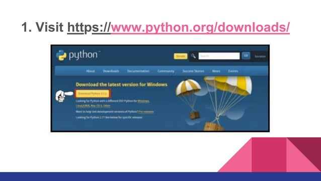 Install Python IDE and Start on Python Programming | PPTX