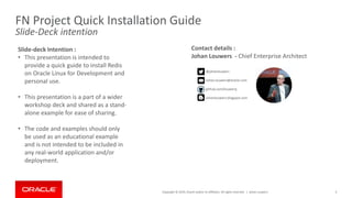 Install Redis on Oracle Linux | PPTX