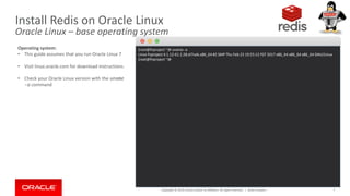 Install Redis on Oracle Linux | PPTX