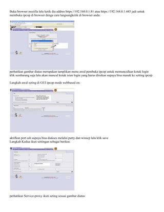 Install router ipcop versi standart | PDF