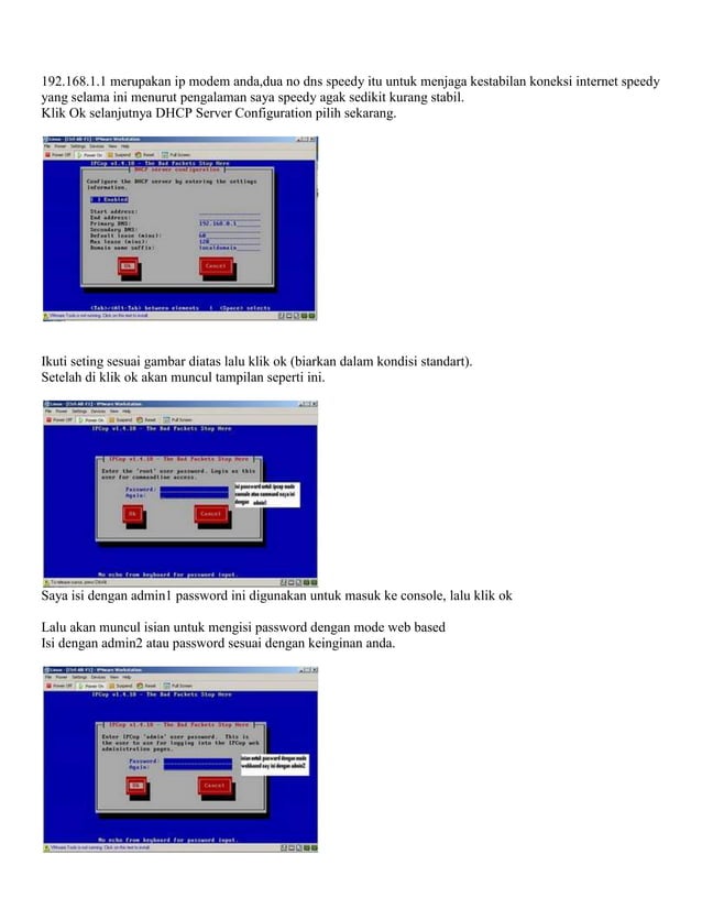 Install router ipcop versi standart | PDF