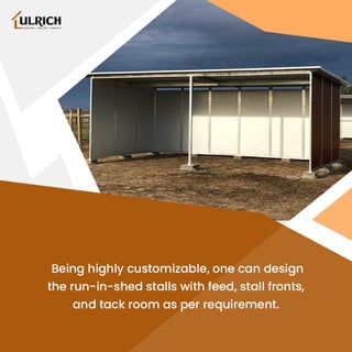 Install Run in-Shed Stalls and Avoid Keeping Your Horses Confined | PDF