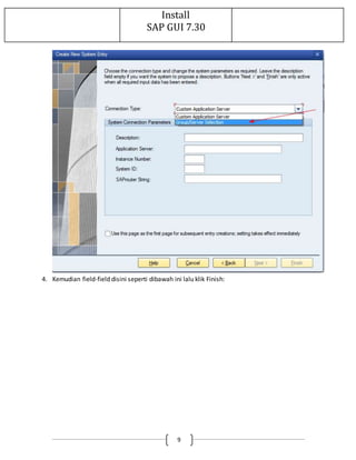 Install sap gui 7.30