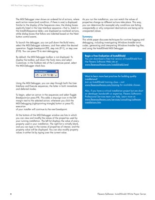 MSI Run-Time Logging and Debugging | PDF
