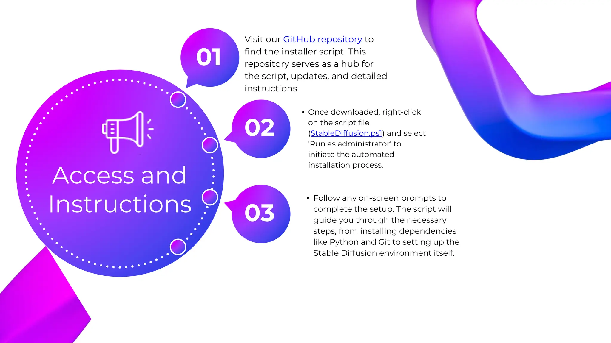 Install Stable Diffusion in windows machine | PPTX