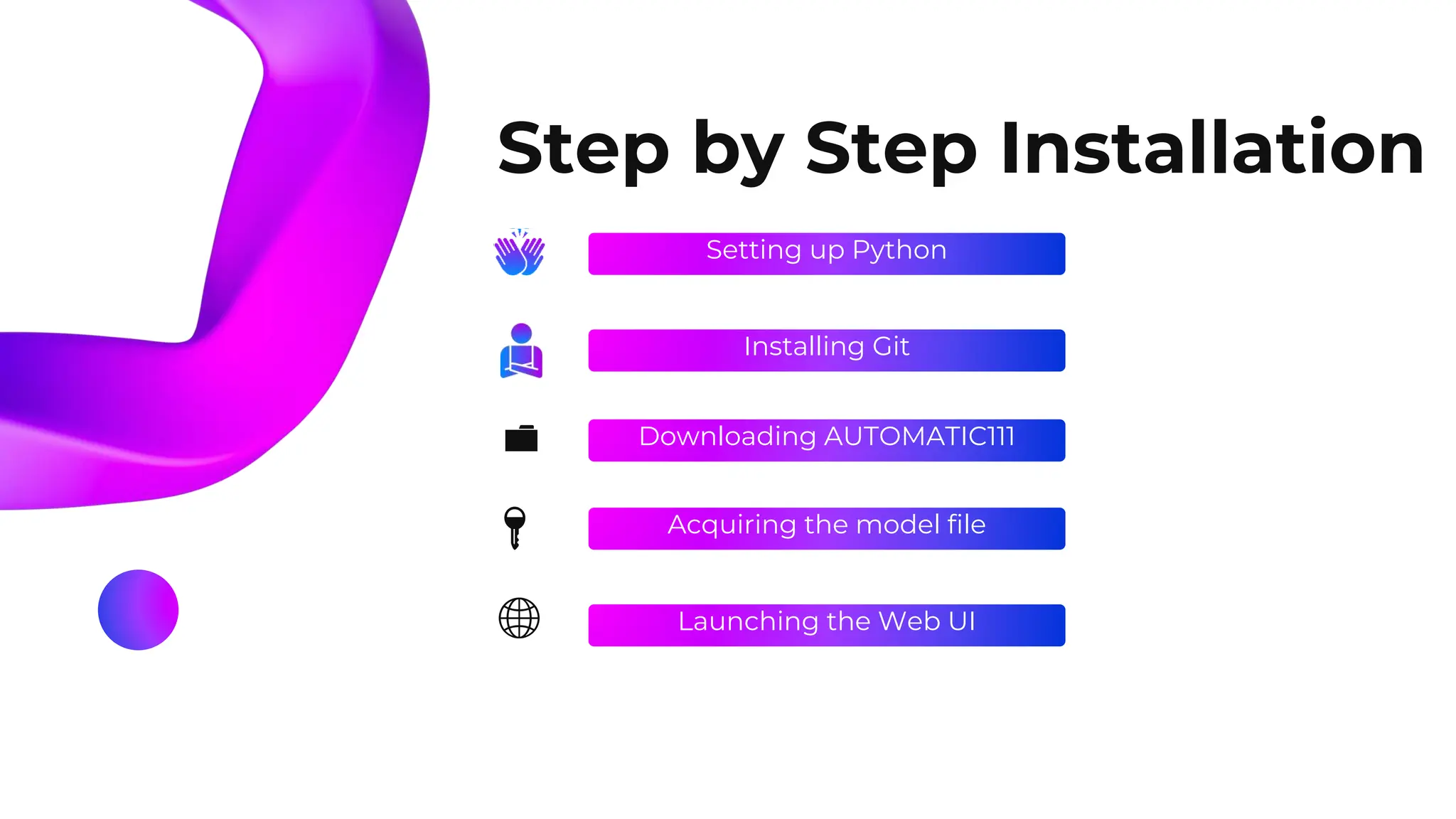 Install Stable Diffusion in windows machine | PPTX