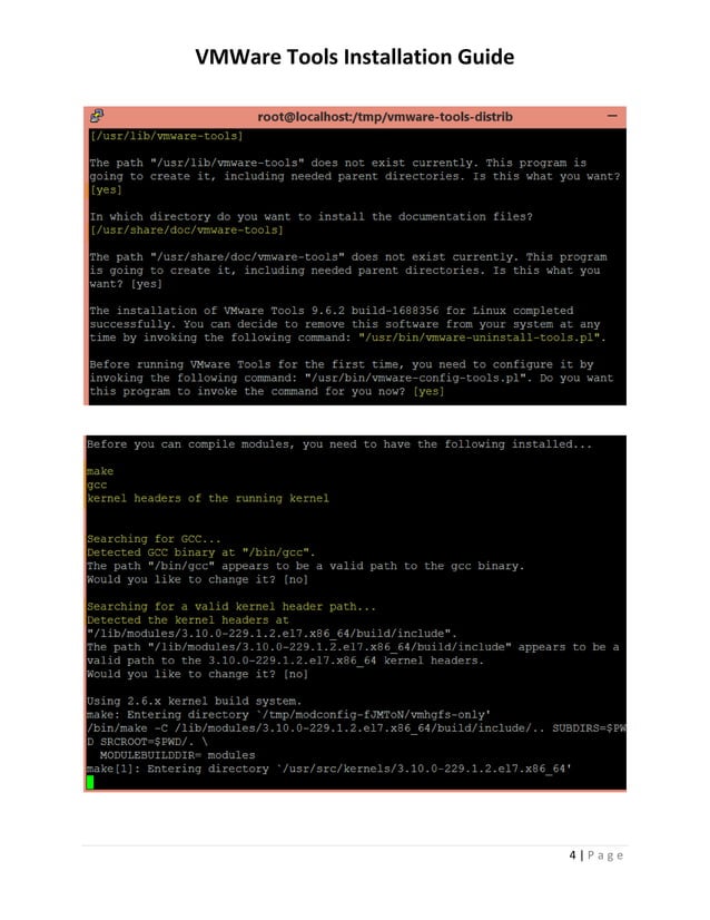VMWare Tools Installation and Troubleshooting Guide | PDF