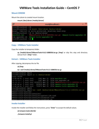 Install VMWare Tools CentOS 7 | PDF