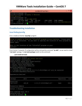 Install VMWare Tools CentOS 7 | PDF