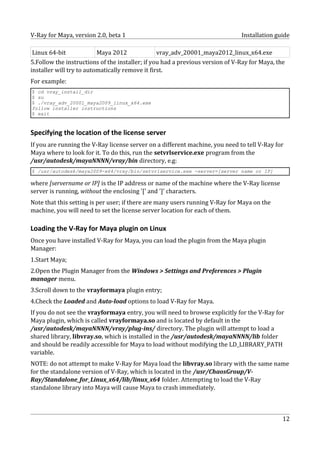Install vrayformaya | PDF | Operating Systems | Computer Software and Applications