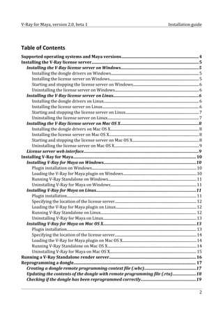 Install vrayformaya | PDF | Operating Systems | Computer Software and Applications