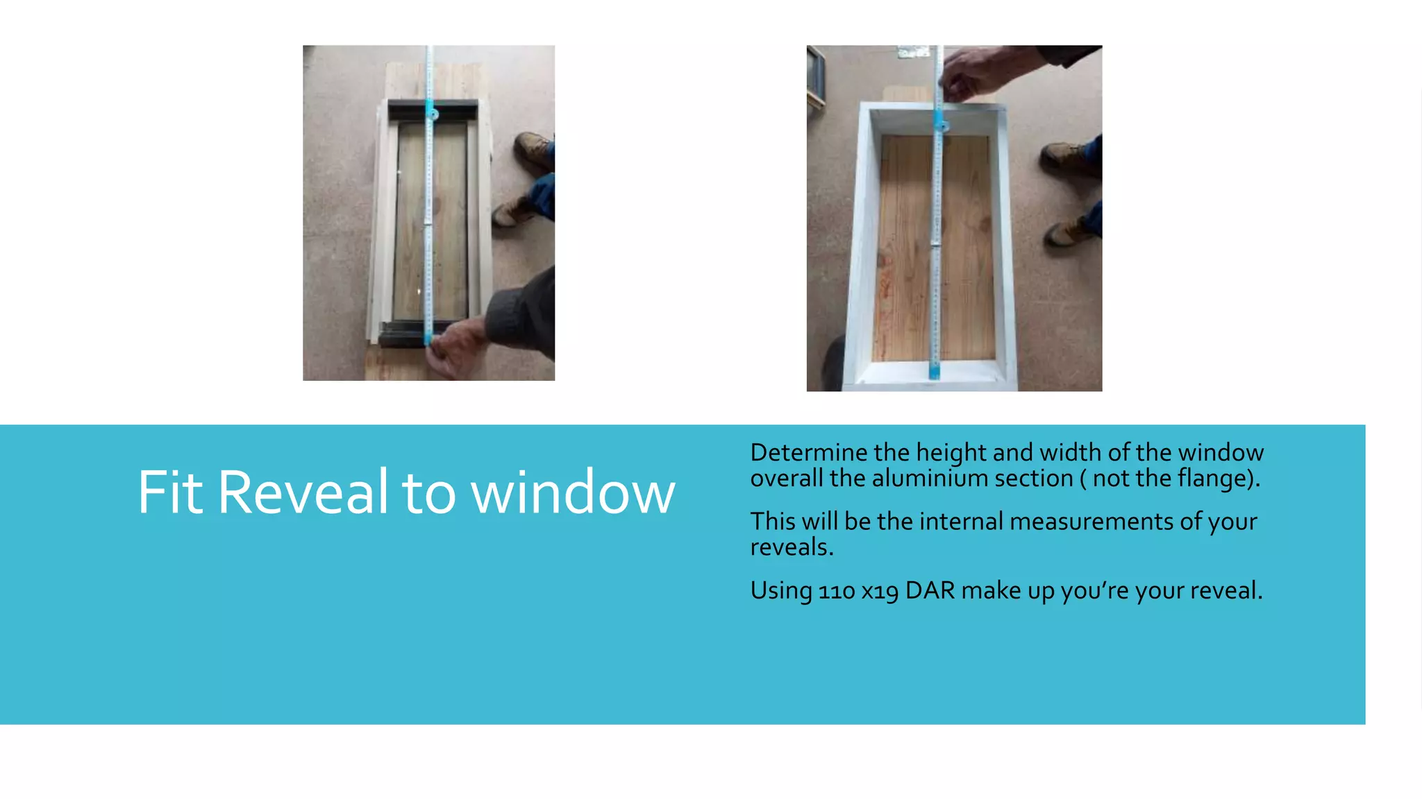 Install Window into clad building | PPTX