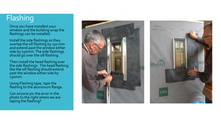 Install Window into clad building | PPTX