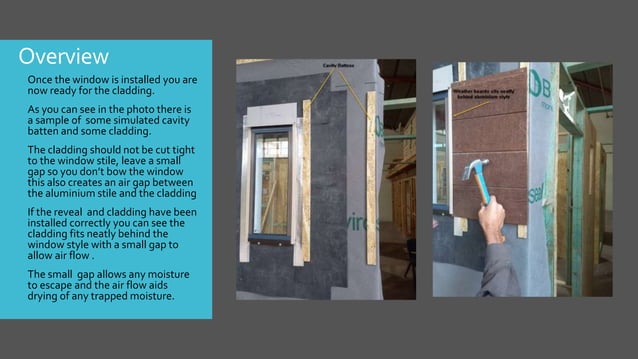 Install Window into clad building | PPTX | Home Improvement | Home & Garden