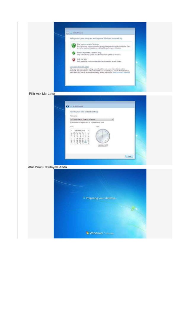 Install windows 7 | PDF | Free Download