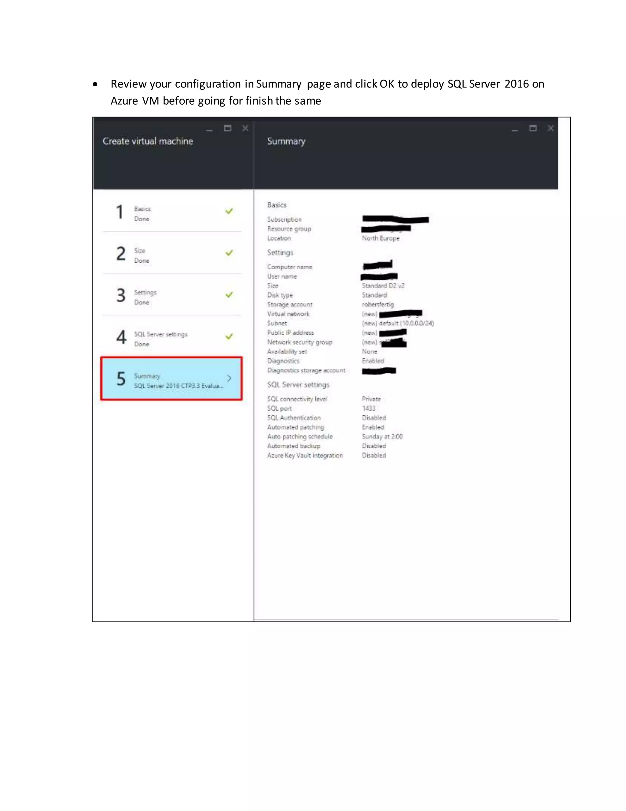 Install windows sql 2016 enter prise on azure portal cloud step by step ...