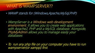 Wordpress vs Google Blogger/ Wampserver | PPT