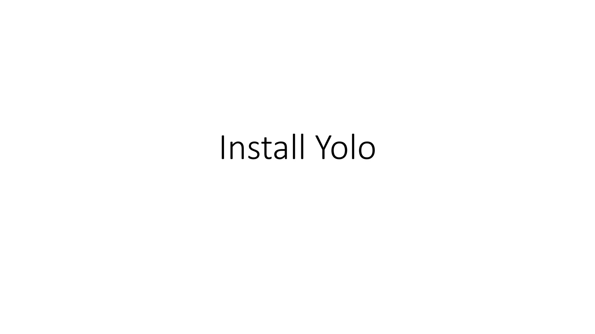 Install Yolo Deep Learning Object Detection pada Komputer dengan model GPU AMD Radeon Graphics.pptx