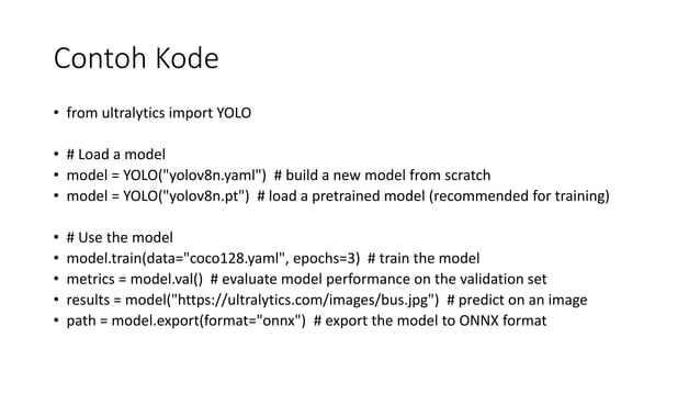 Install Yolo Deep Learning Object Detection pada Komputer dengan model ...