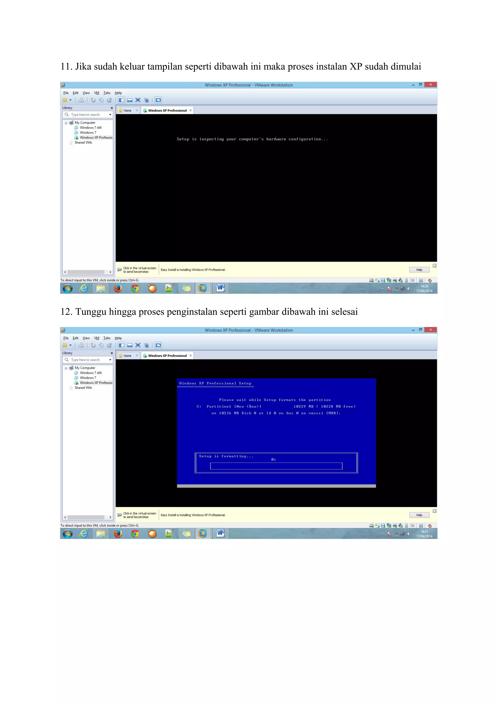 tutorial Instal windows xp | PDF
