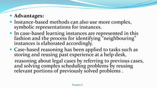 Instance based learning | PPTX