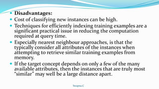 Instance based learning | PPTX