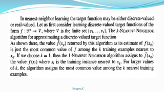 Instance based learning | PPTX