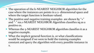 Instance based learning | PPTX