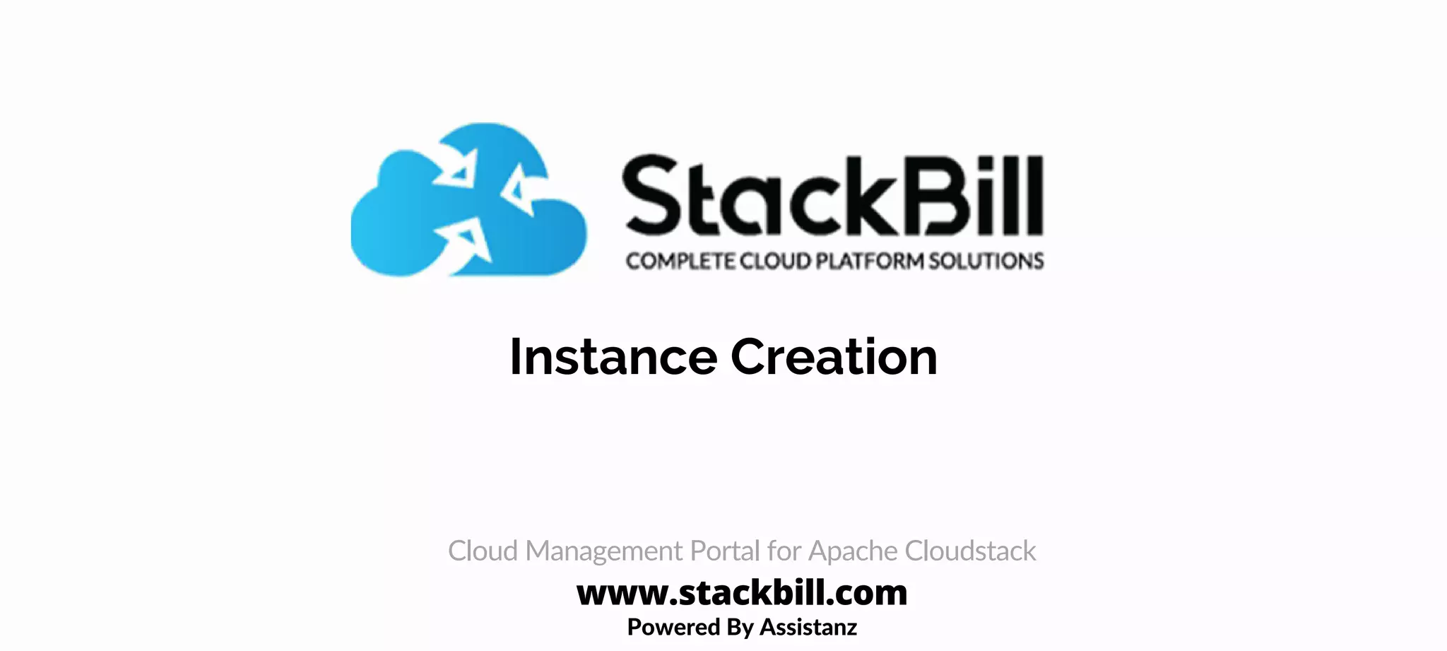 StackBill Cloud Management Portal - Instance Creation on StackBill | PDF