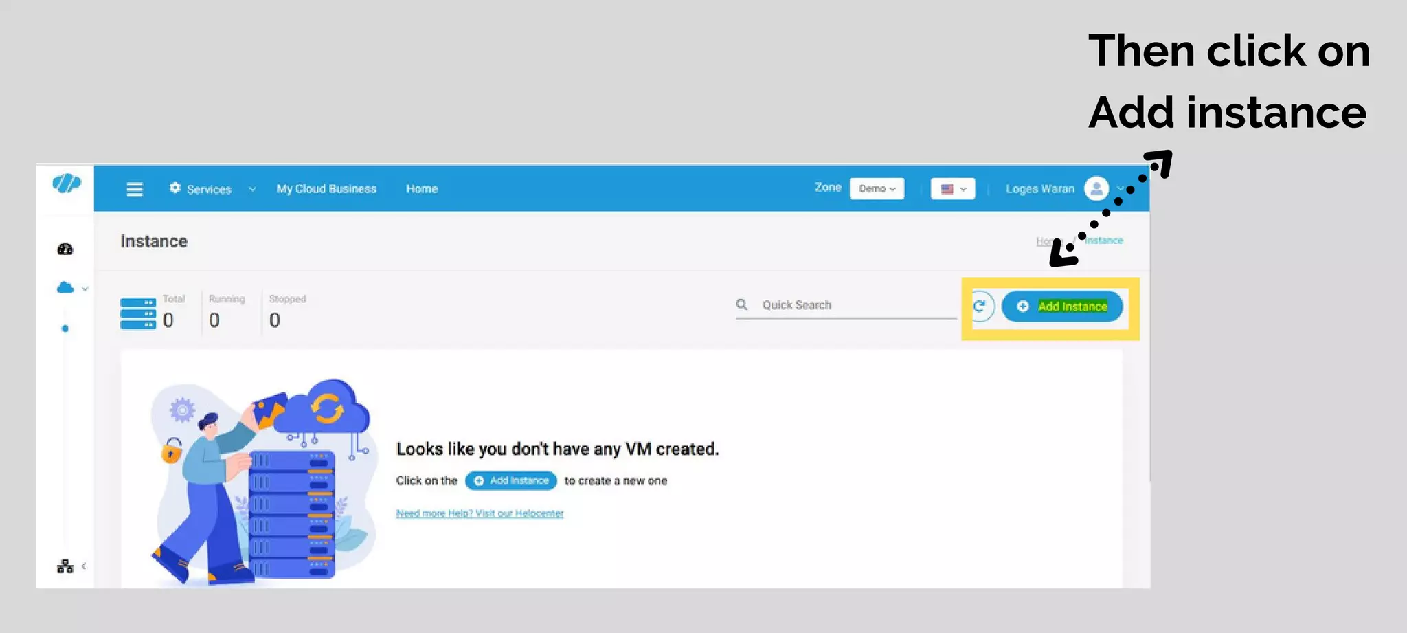 StackBill Cloud Management Portal - Instance Creation on StackBill | PDF