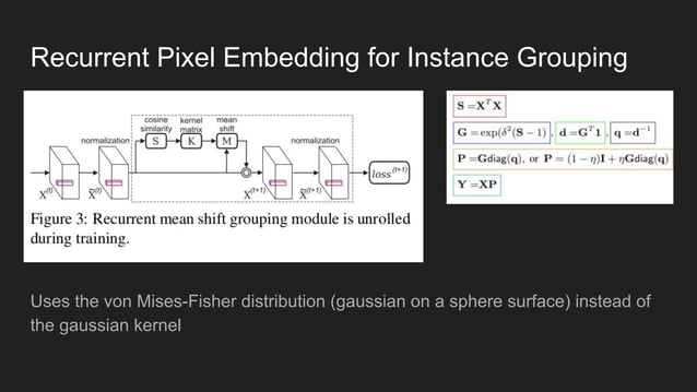Instance Segmentation with Embedding | Bar Vinograd | PPT