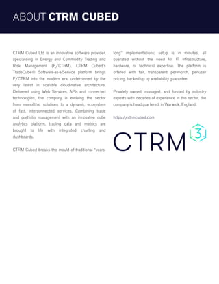 Instant CTRM in the Cloud | PDF