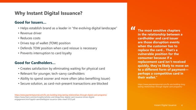 Instant Digital Issuance: An Overview With Critical First Touch Best ...