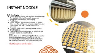 Instant noodle overview | PPTX