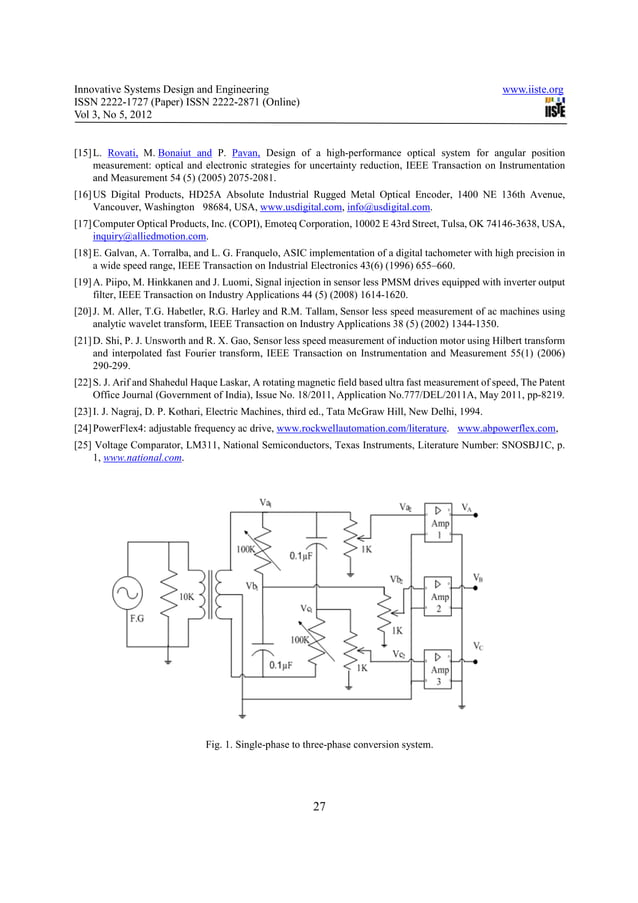 Instantaneous angular speed measurement for low speed machines | PDF