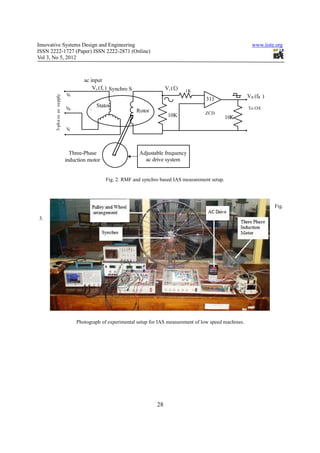 Instantaneous angular speed measurement for low speed machines | PDF